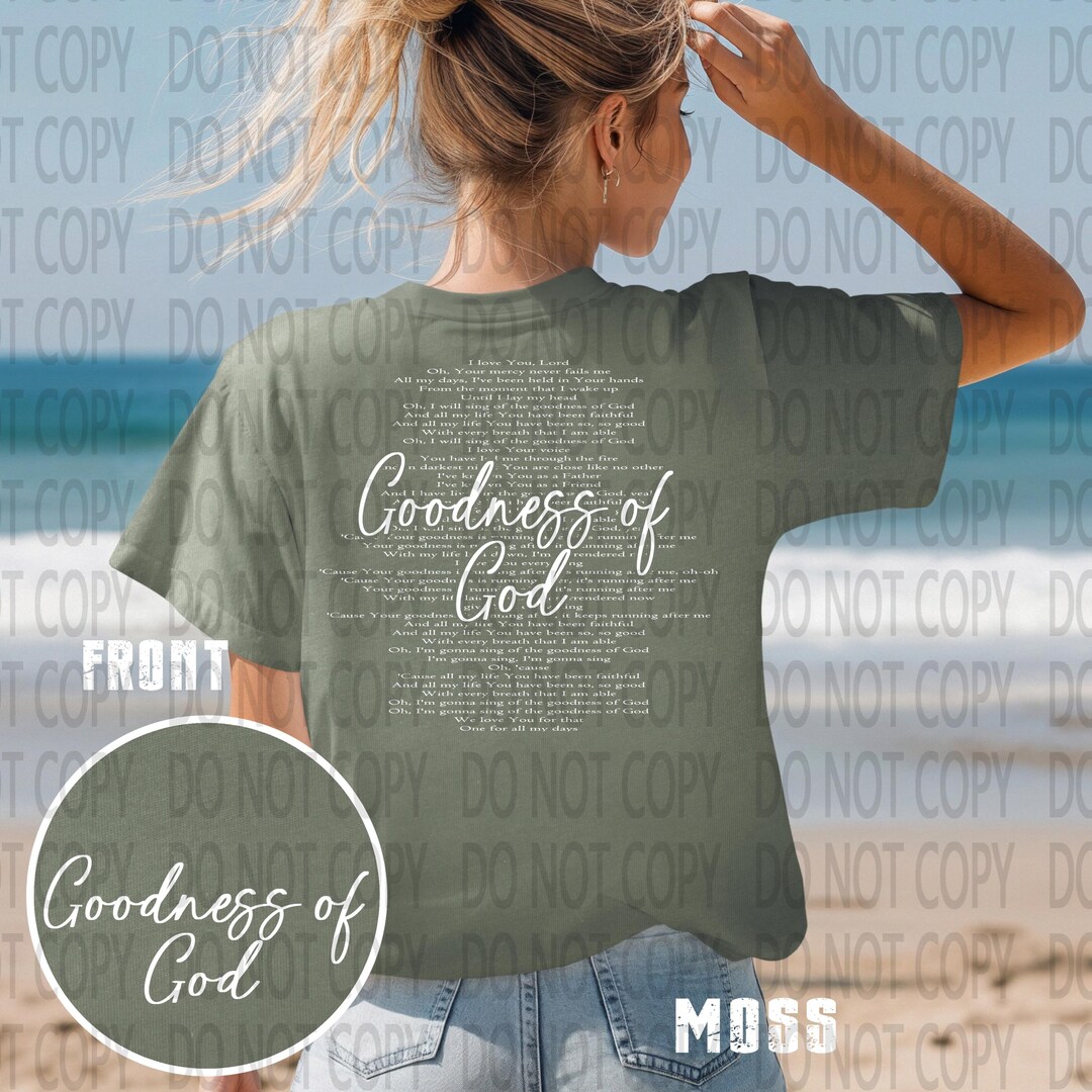 Goodness of God (black Graphic and White Graphic Both Included) - Shirt ...