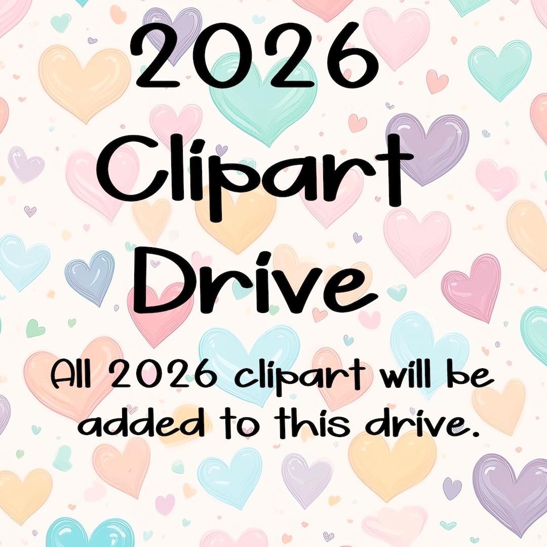 2026 CLIPART Drive (every Clipart Bundle Added for the Entire Year 0f ...