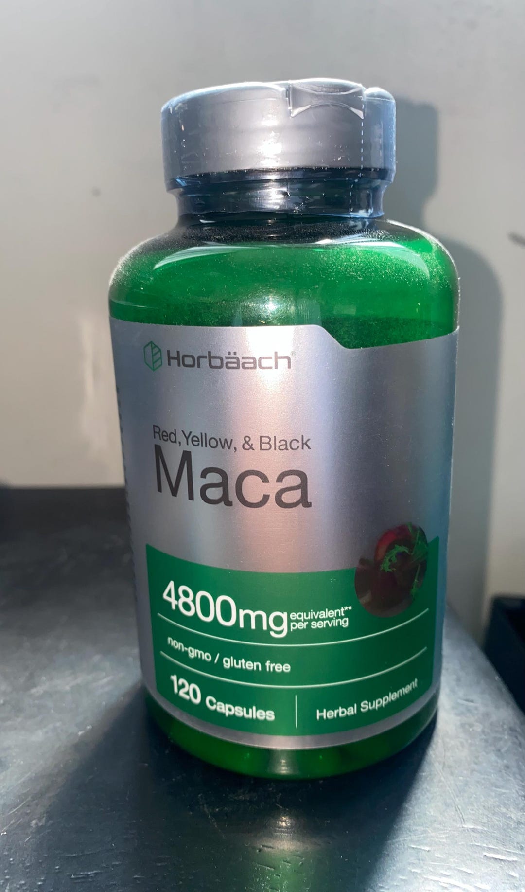 Maca Root Capsules 4800 Mg 120 Pills Peruvian Maca Extract for Men ...