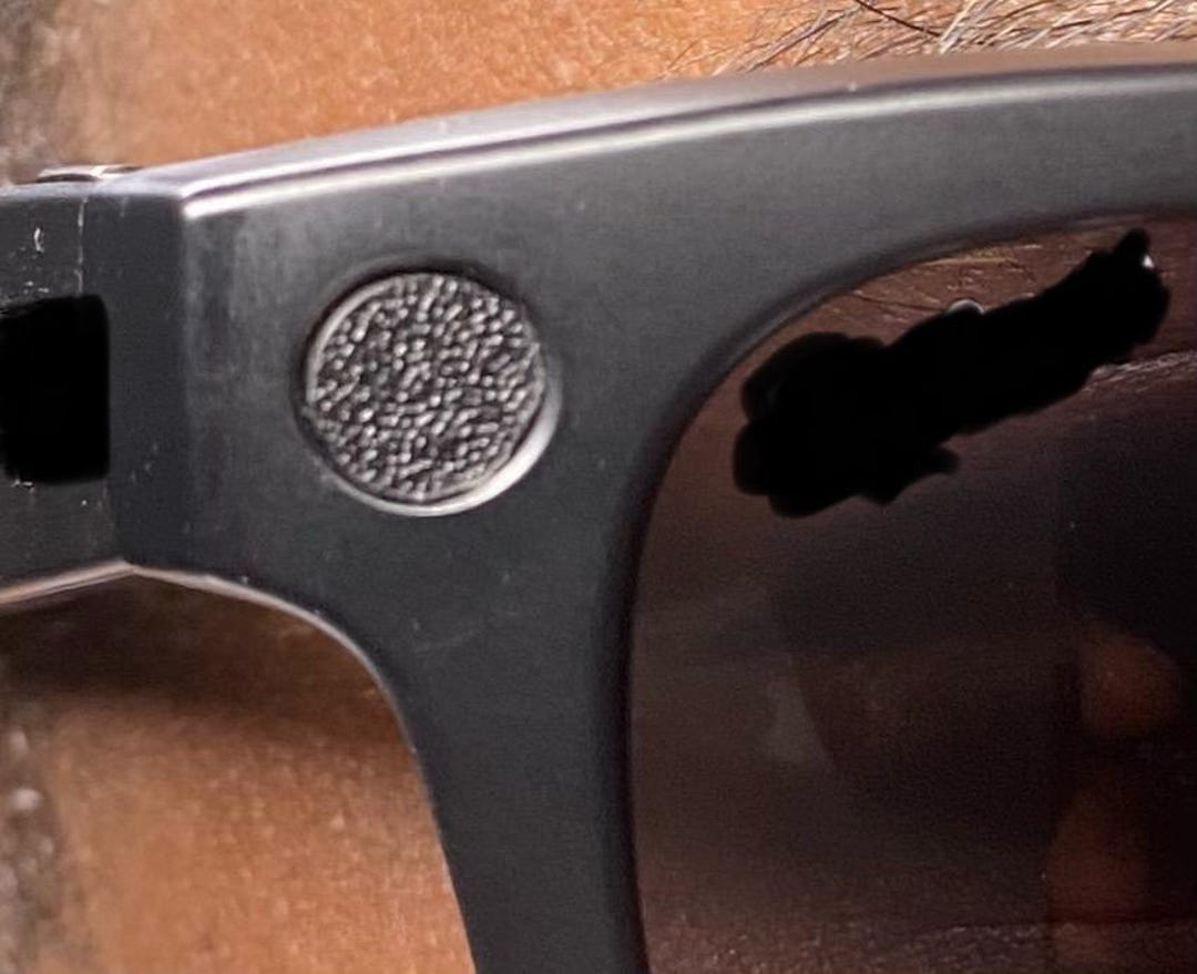 Black Lens Cover 4 Pack for Ray-ban Meta Camera Glasses Light Cover ...