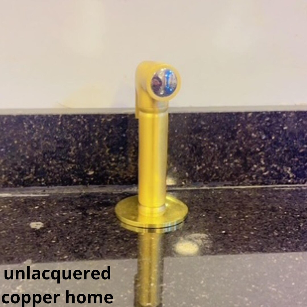 Solid Brass Kitchen Hand Sprayer, Unlacquered Kitchen Side Sprayer for ...