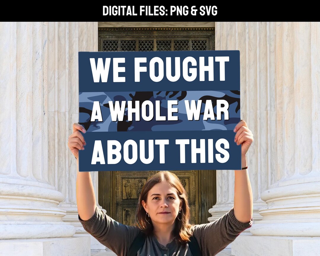 Print Your Own Protest March Sign - Anti Fascist Activist, WWII ...