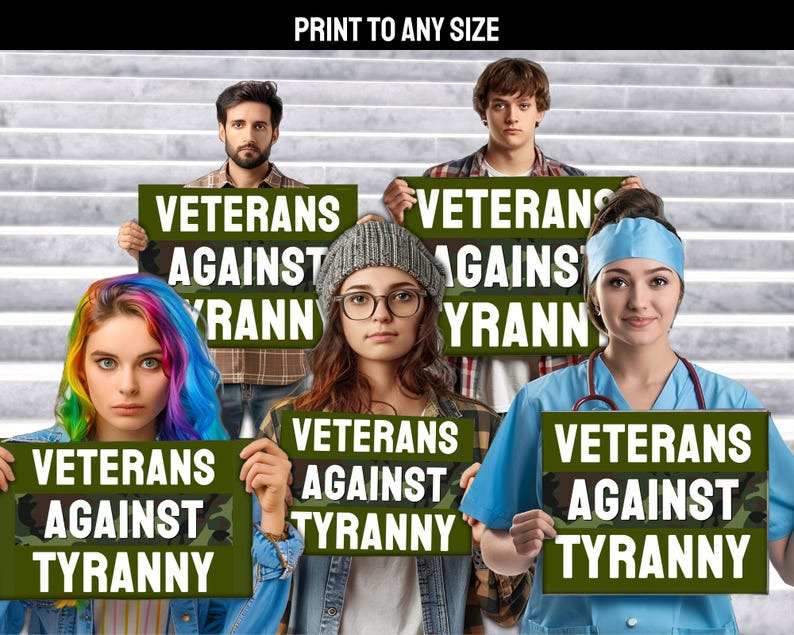 Veterans United: FDT Protest Sign SVG PNG Printable, Anti Trump, Anti ...