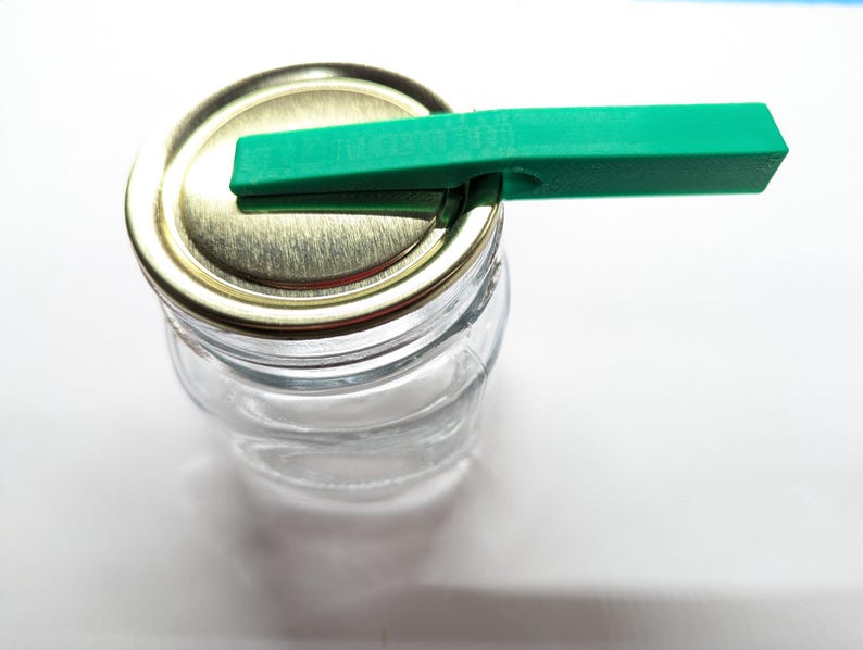 Mason Jar Opener & Canning Jar Lid Remover Tool - Easy Grip, Reduces ...