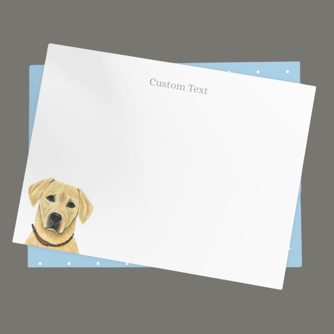 Yellow Lab Note Cards, Dog Note Cards, Dog Thank You Cards, Note Cards ...