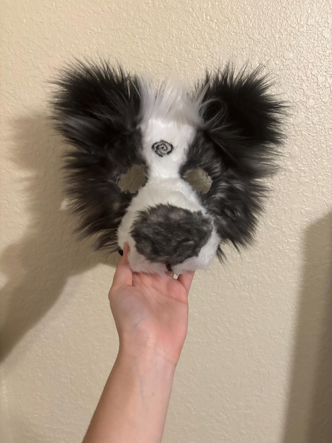 Border Collie Mask - Etsy