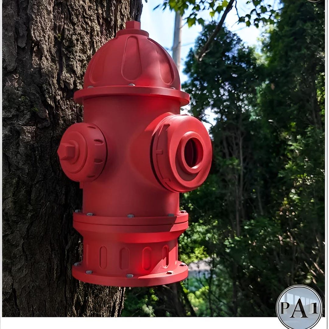The Fire Hydrant Decorative Bird Nest Lover Gift, Hummingbird and ...