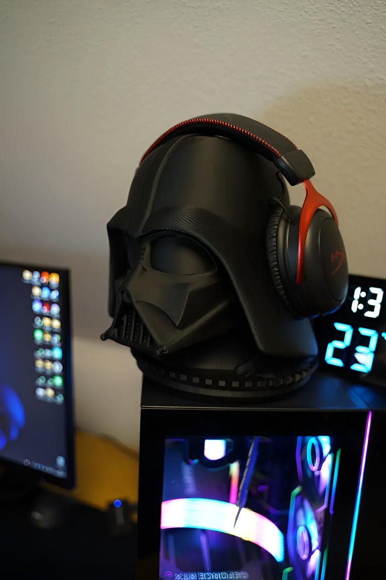 Darth Vader Headphone Stand Headphone Holder, Gaming Accessories ...