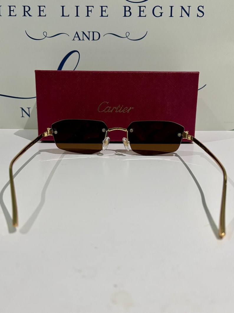 Cartier Panther Brown Lens Sunglasses for Men / Women, Christmas Gift ...