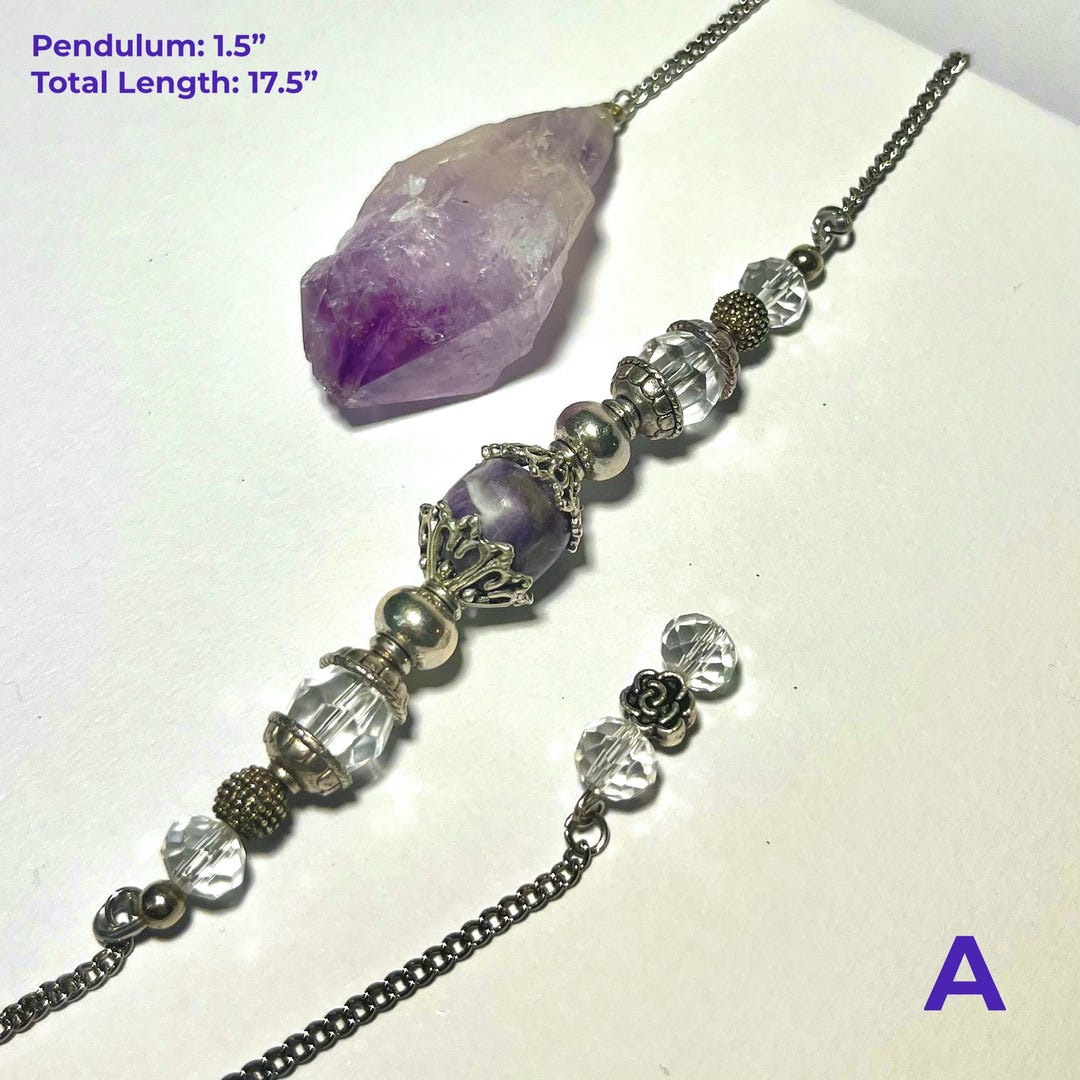 Handcrafted Pendulum for Dowsing & Divination – Unique Beaded Design - Etsy