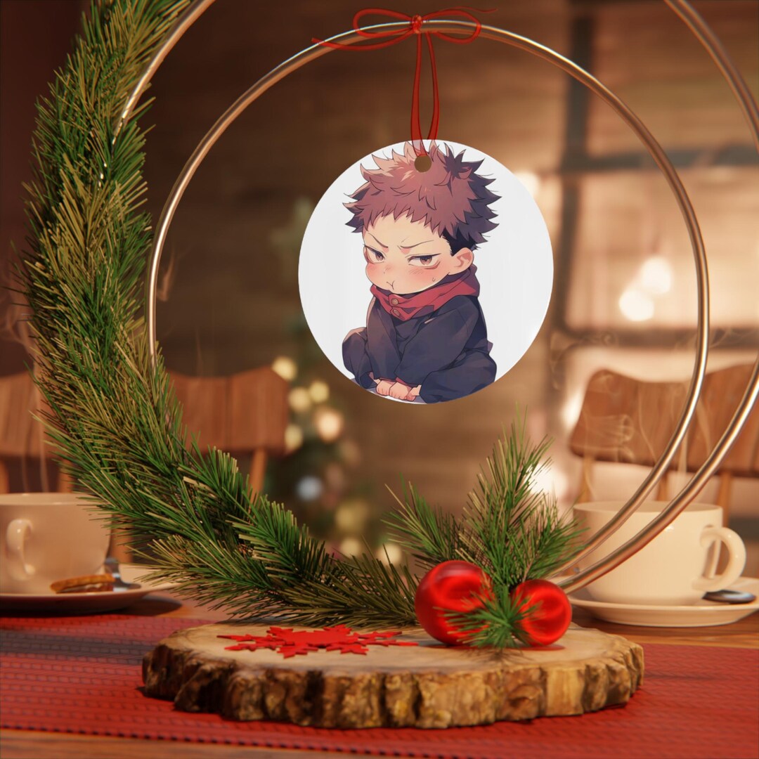 Metal Ornaments, Chibi Yuji Itadori for Anime Fans, Decorative ...