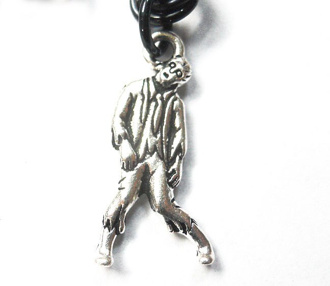 Zombie Earrings Black Zombie Jewelry Horror Movie Earrings - Etsy