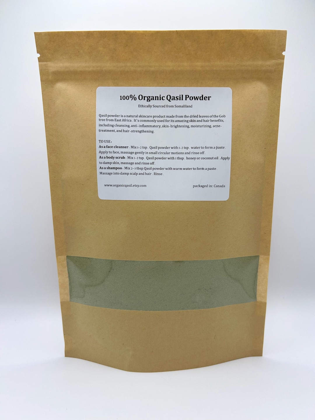 Organic Qasil Powder 1 Lb/ 16oz HUGE Bag| Ethically Sourced From ...