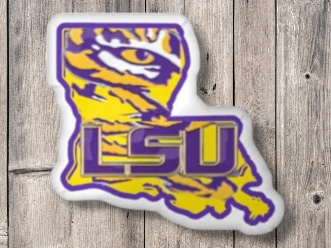 LSU Custom-shaped Pillow - Etsy