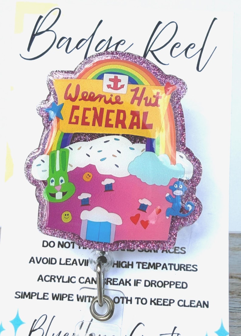 Weenie Hut General Badge Reel, Nurse Badge Reel, Cute Badge Holder ...