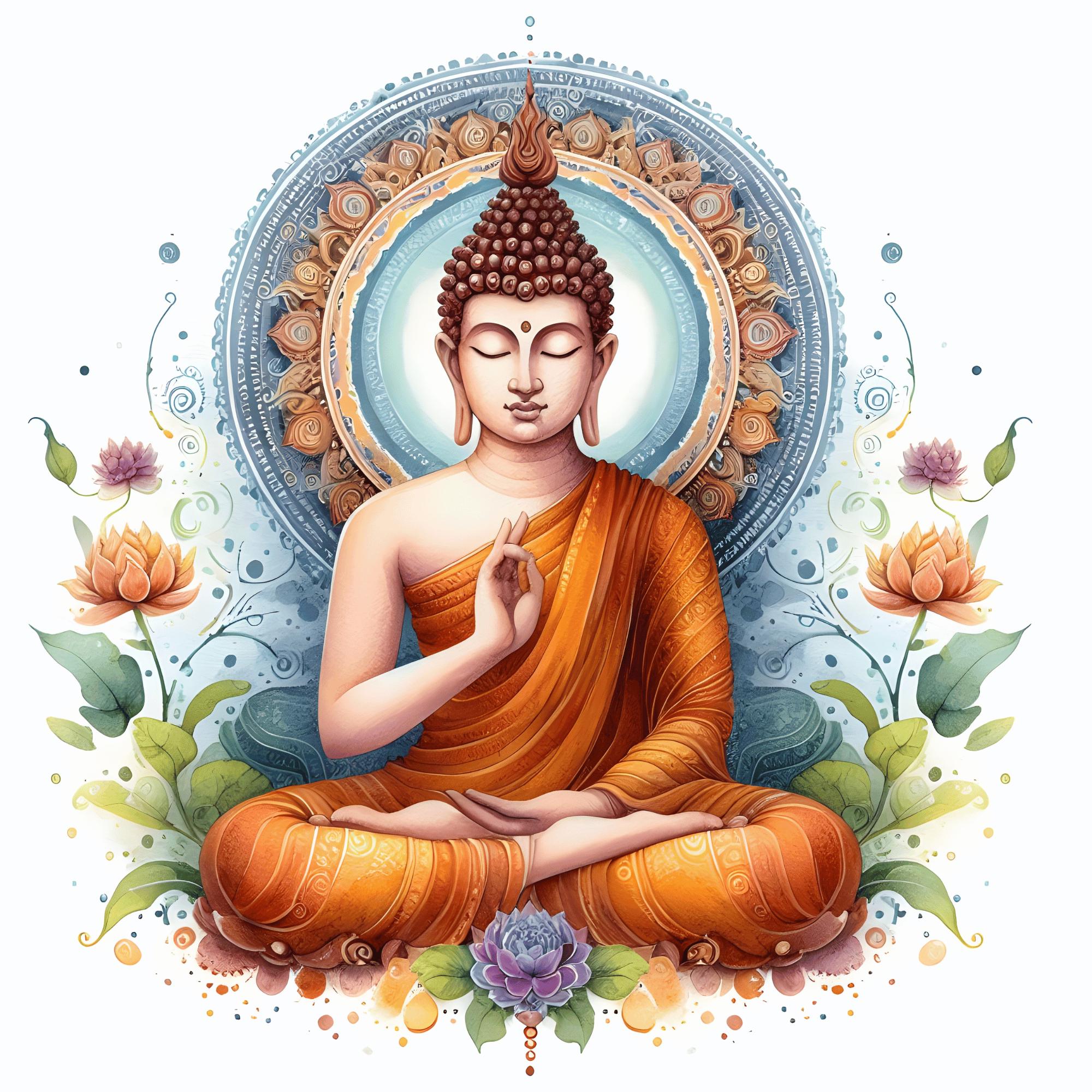 8 Buddha Clipart, Buddism Clipart, Meditative Buddha, Meditating Sublimation, Compassion ...