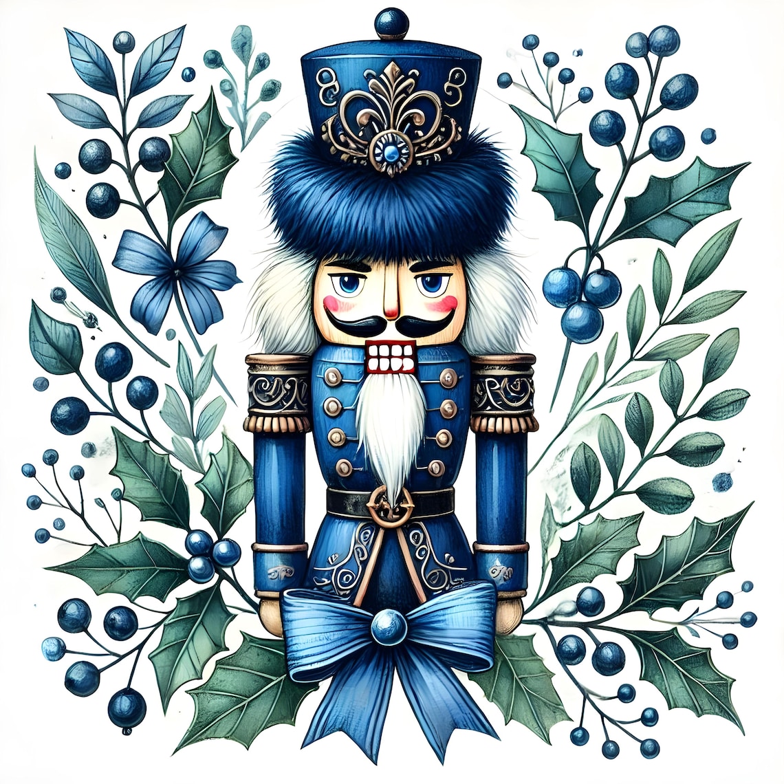 4 Nutcracker Clipart Nutcracker Soldier Blue Nutcracker Clipart - Etsy