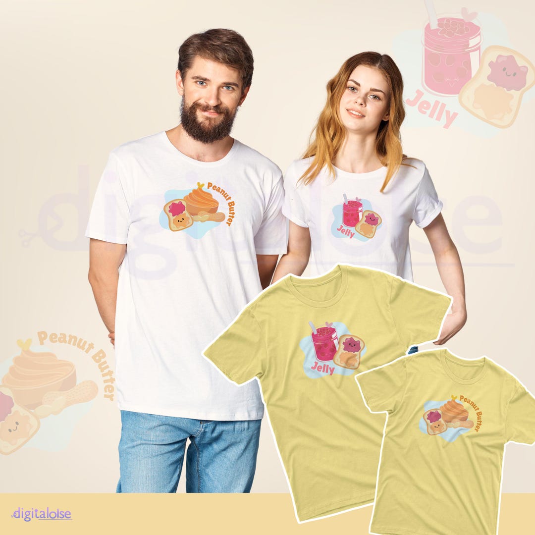 PB and J Valentines Day Cute Matching Shirts for Couples Gift Ideas ...