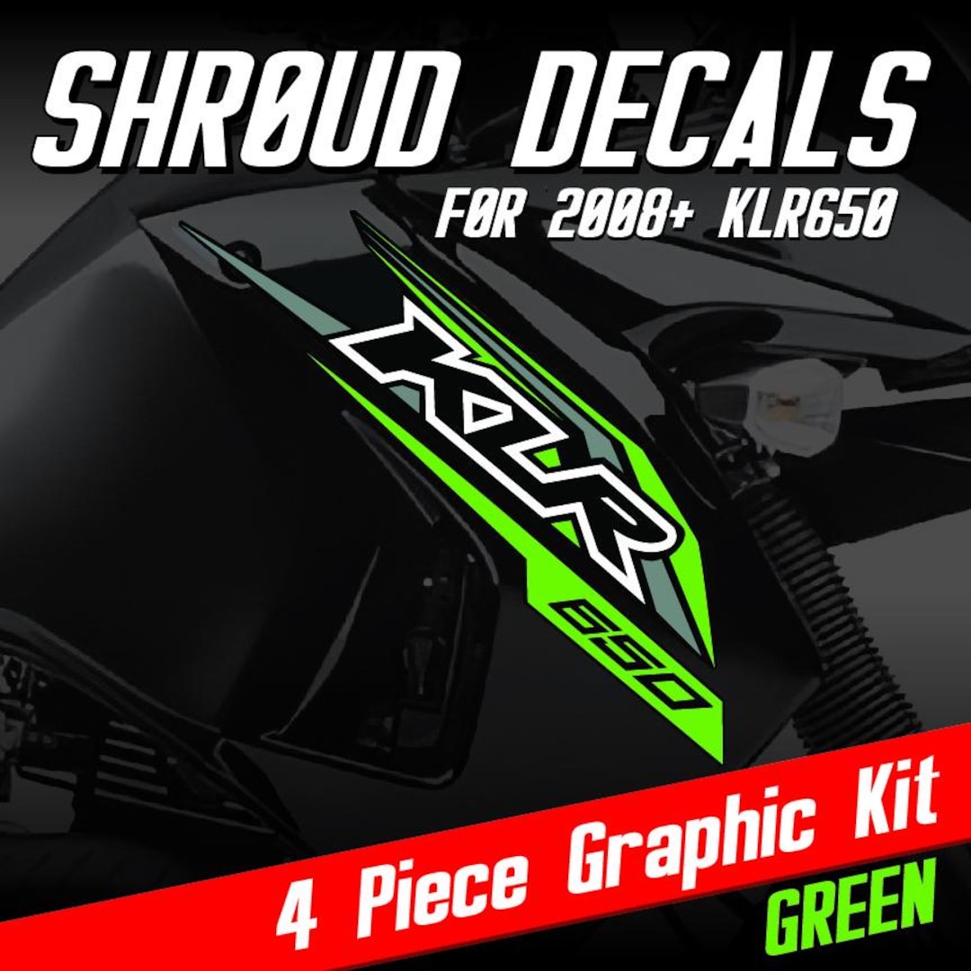 KLR 650 Graphic Kit for Kawasaki KLR650 2008-2021 Multiple Colors ...