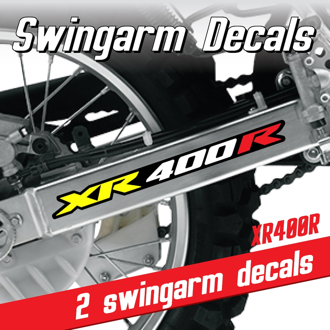 XR400R Swingarm Decals Stickers Honda XR 400R - Etsy