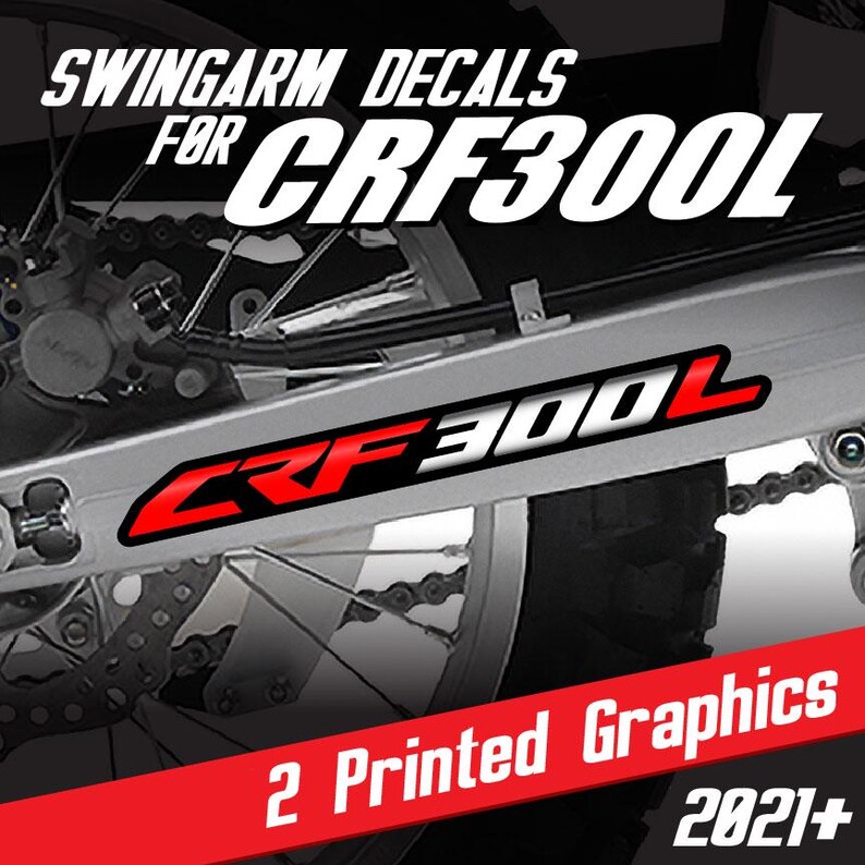 CRF300L Graphics Swingarm Decals Stickers for Honda CRF 300L - Etsy