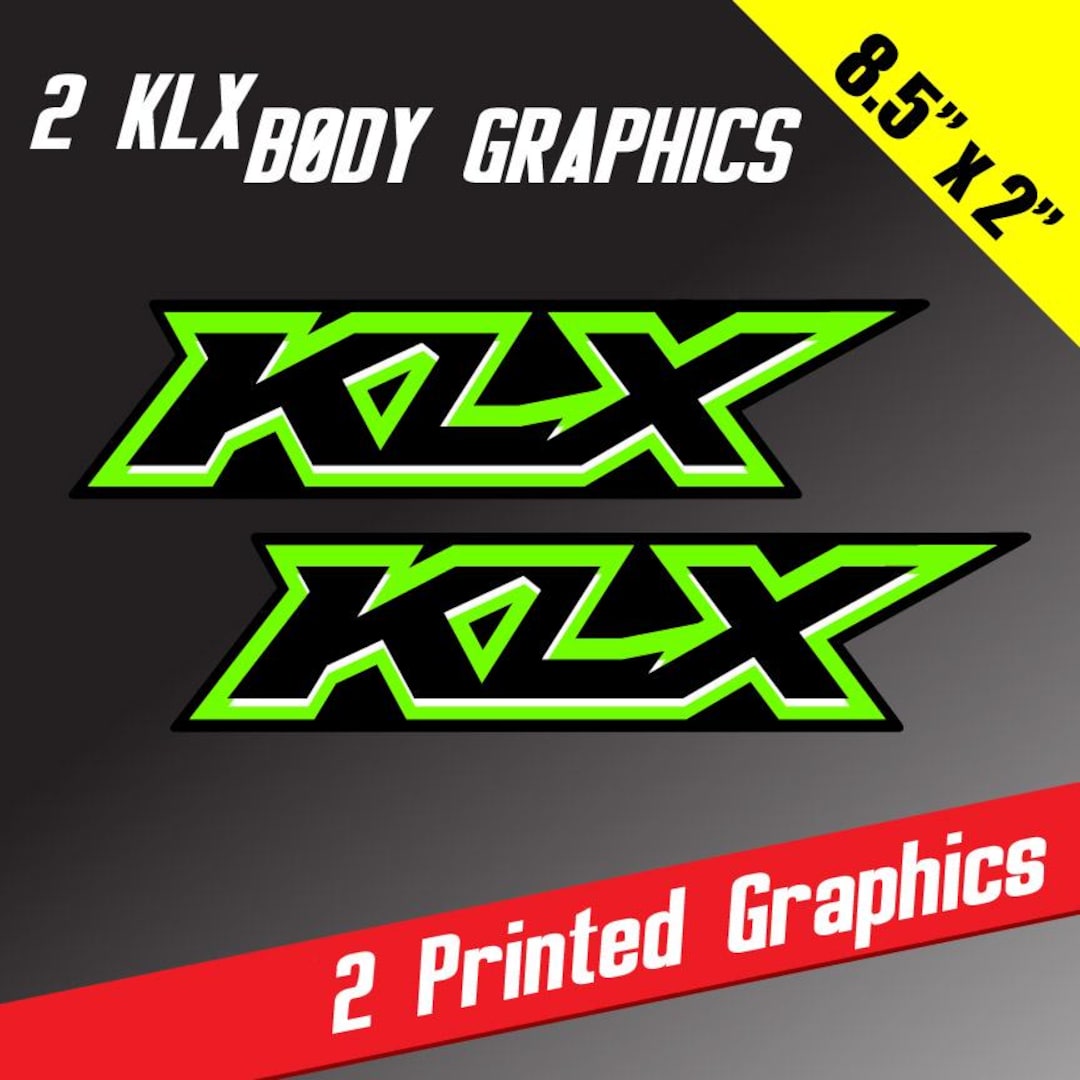 KLX Kawasaki Body Graphic Stickers Fits KLX 230 250 300 - Etsy