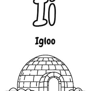 A-Z Alphabet Winter Coloring Book - Etsy