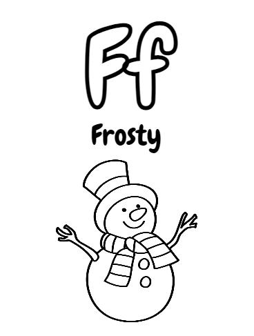 A-Z Alphabet Winter Coloring Book - Etsy