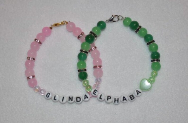 Glinda and Elphaba Matching Bracelet Set - Etsy