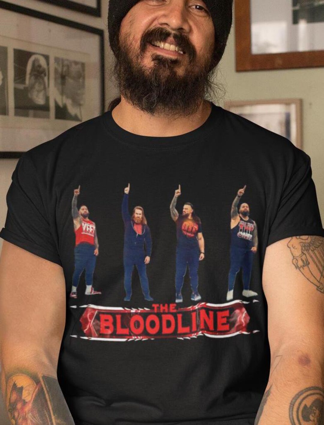WWE Bloodline Faction Unisex T-shirt, Wrestling Fan Tee, the Bloodline ...