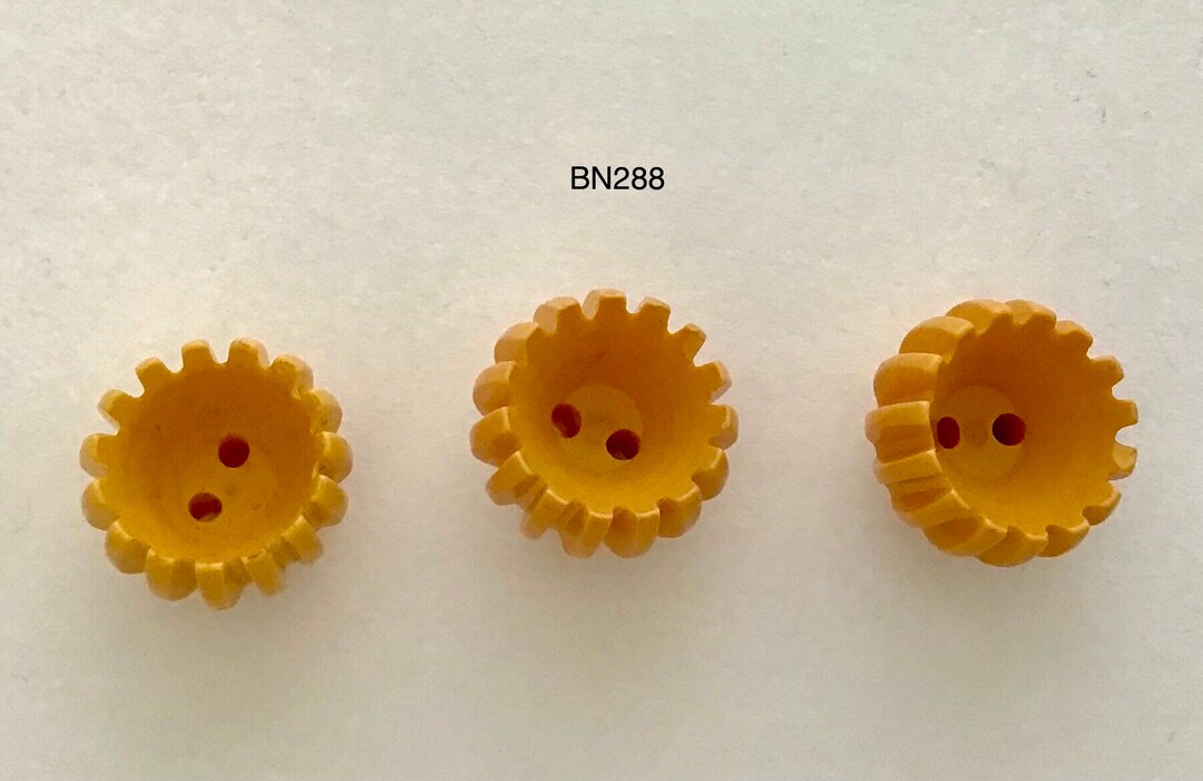 Vintage Bakelite Gear Cup Buttons Three Buttons - Etsy