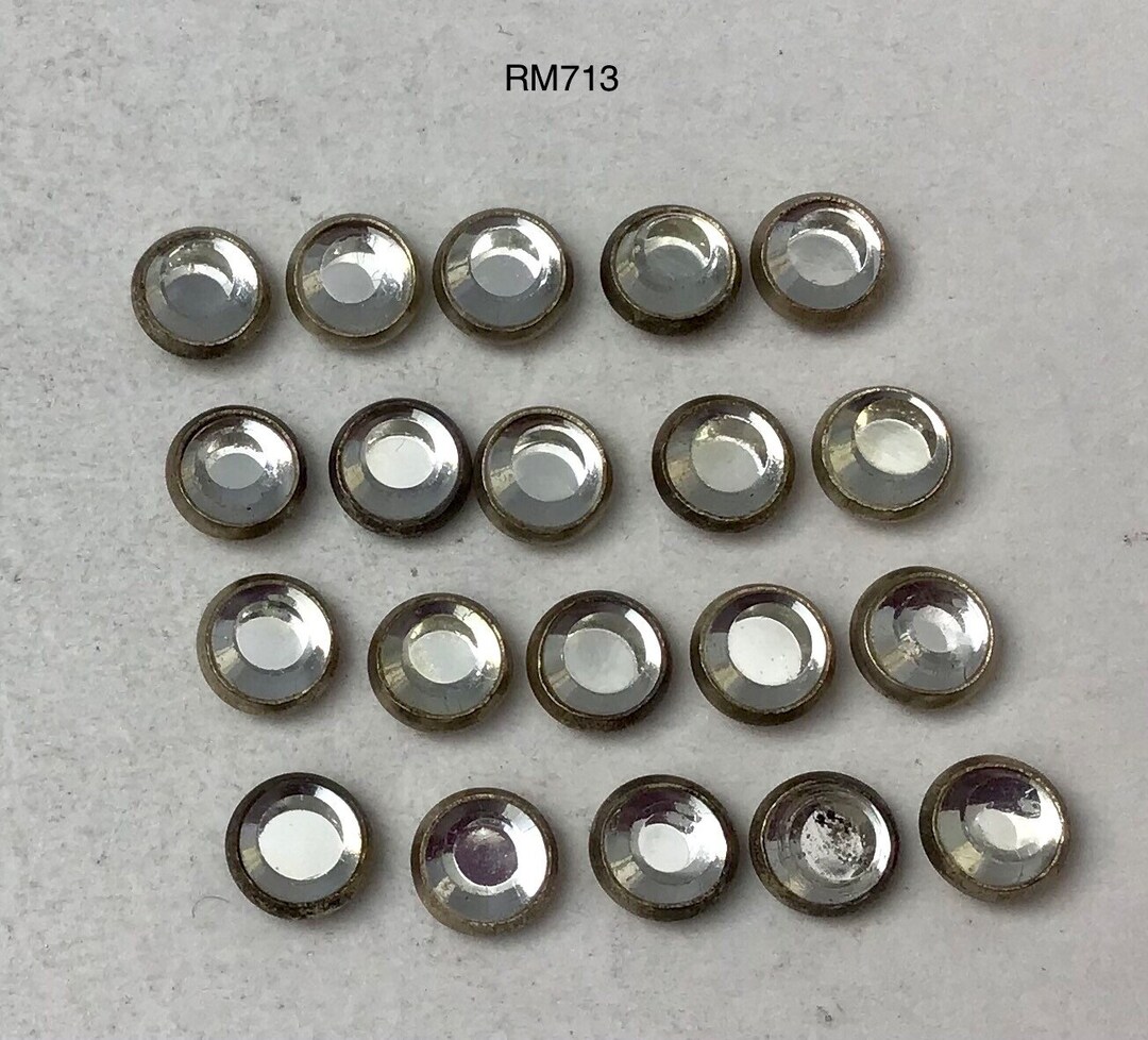 Vintage Rose Montee 5mm Sew Ons Clear/silver Setting - Etsy