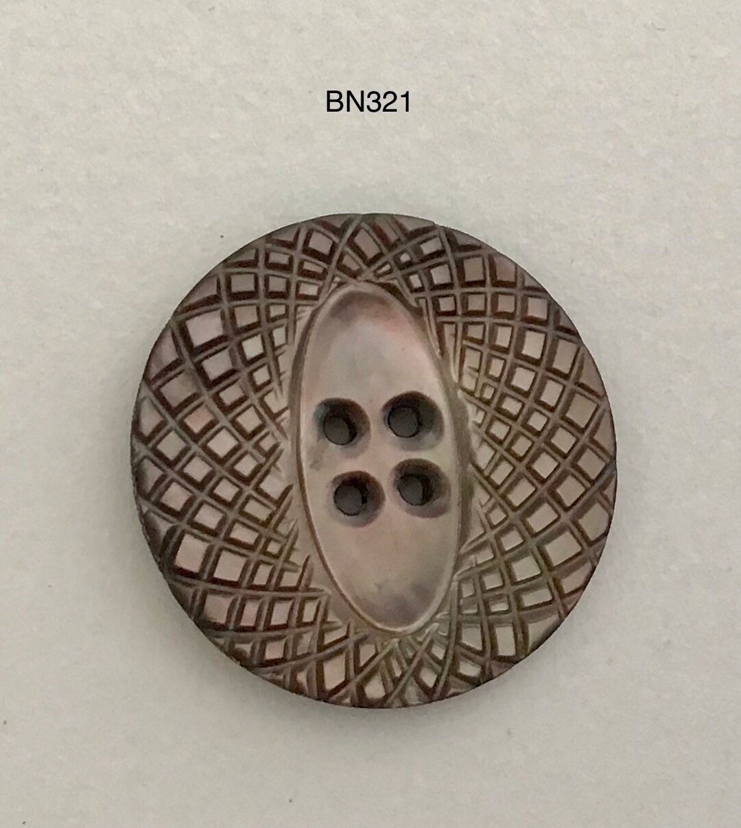 Vintage Shell Button 1 - Etsy