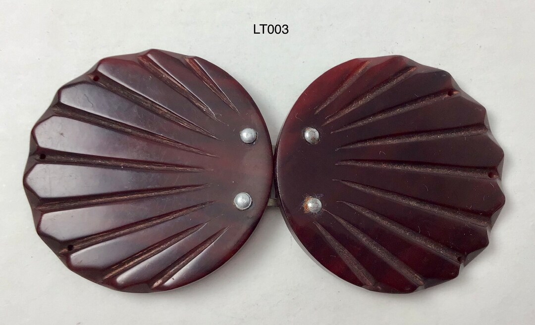Antique Art Deco Bakelite Cloak/ Cape Clasp Fastener - Etsy