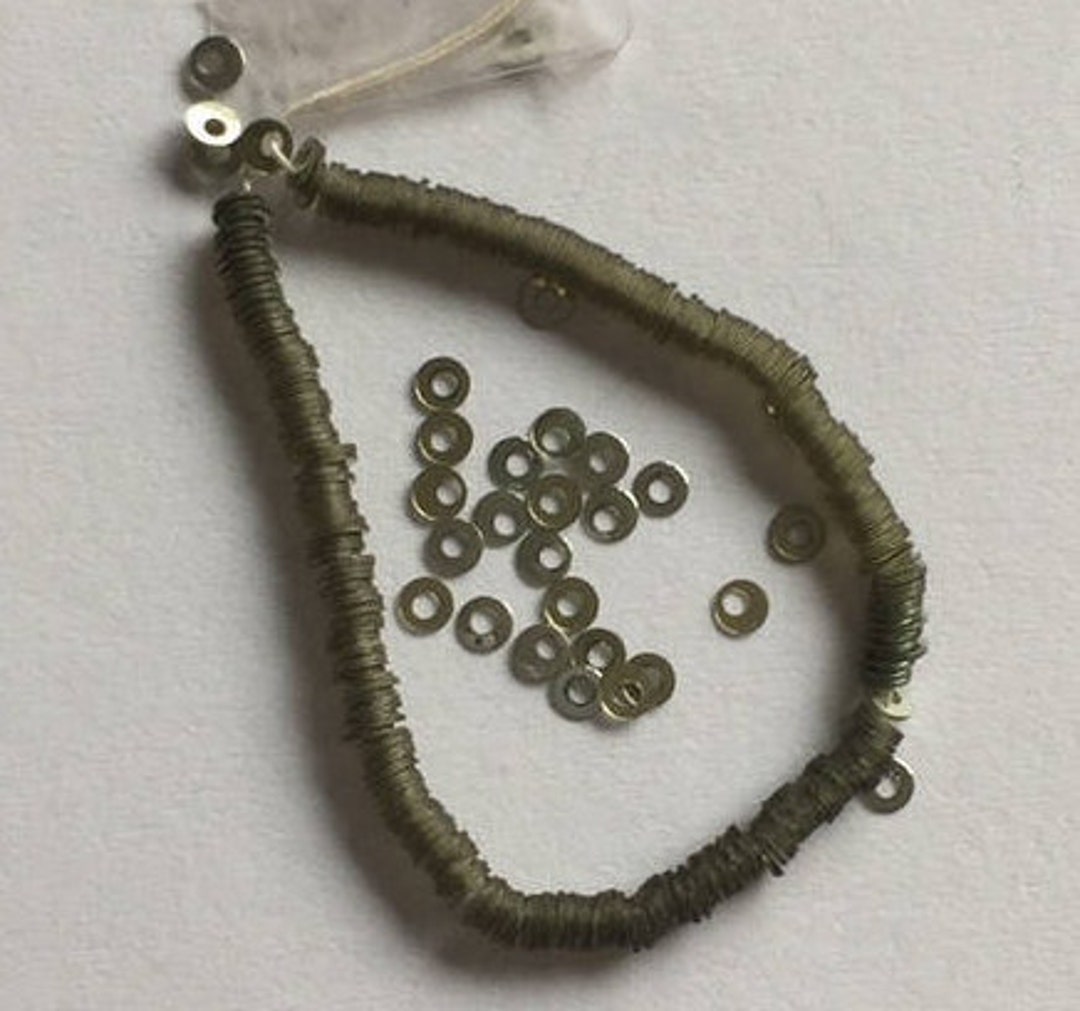 Vintage Sequins 2mm Silver - Etsy