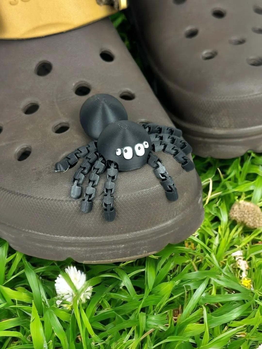 Spider Shoe Charm for Crocs – Articulated Funny Bug Accessory ...