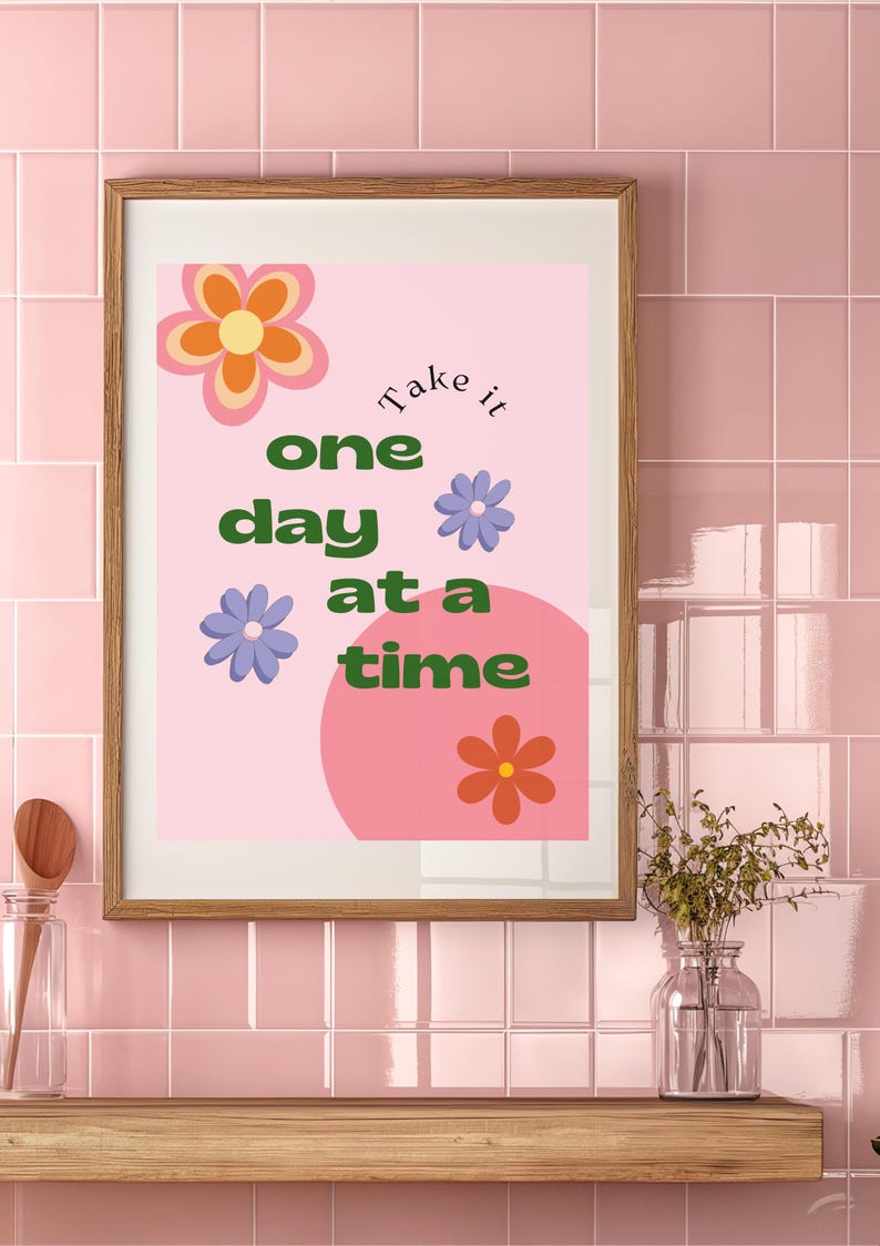 Motivational Poster, Matte Vertical Wall Art, Inspirational Home Decor ...