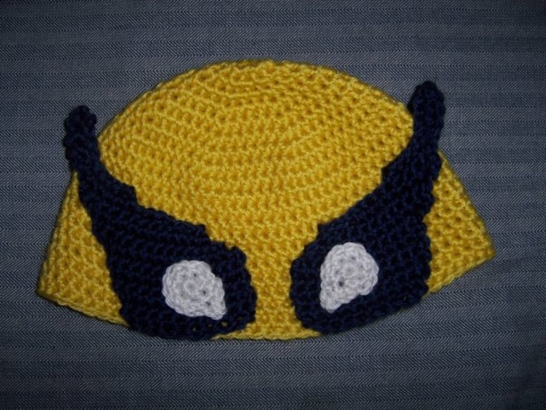 Wolvie *inspired* Hat Crochet Pattern 2T-5T - Etsy