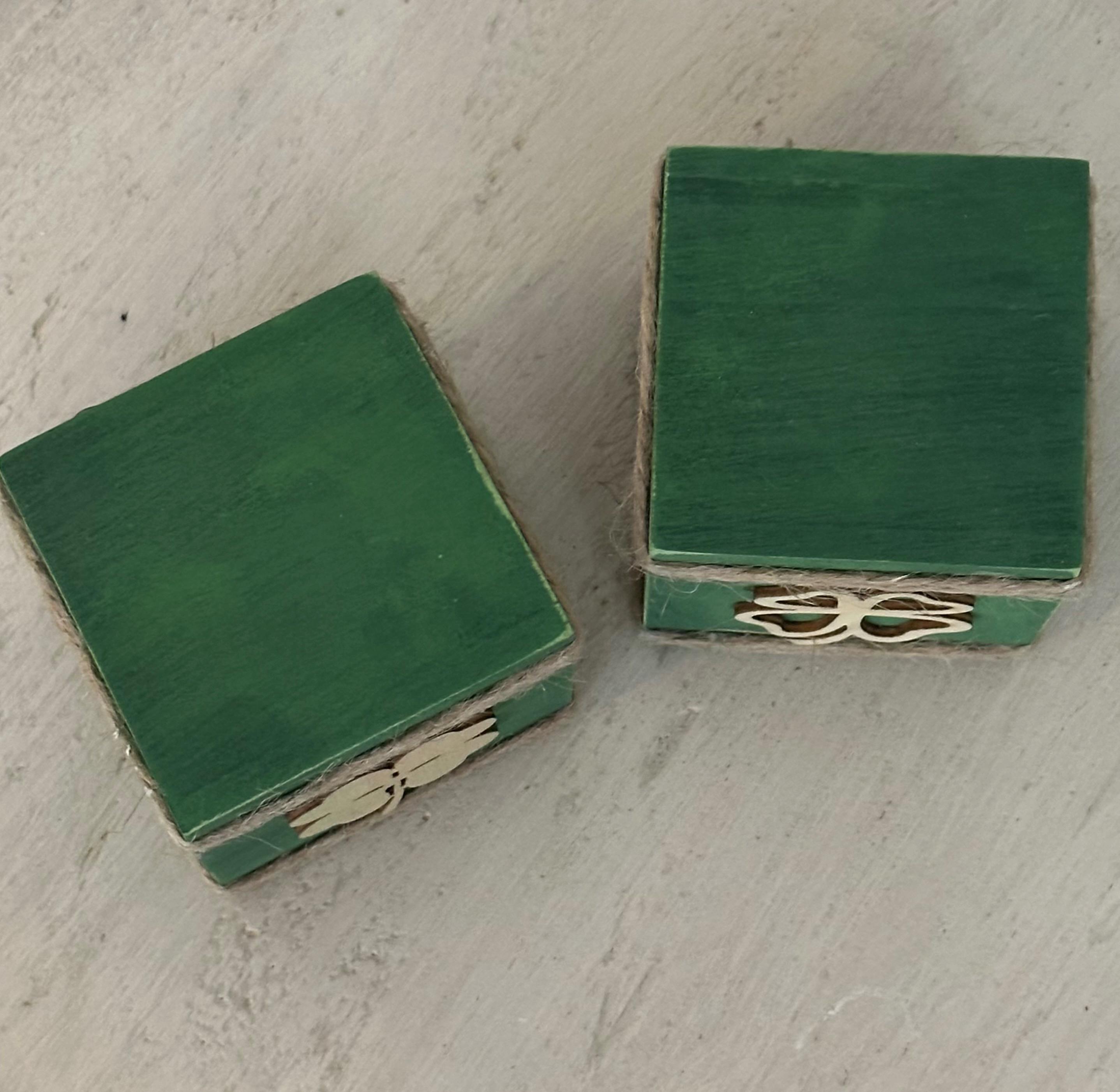 Rustic Wood Shamrock Blocks: Farmhouse St. Patrick's Day Decor - Etsy