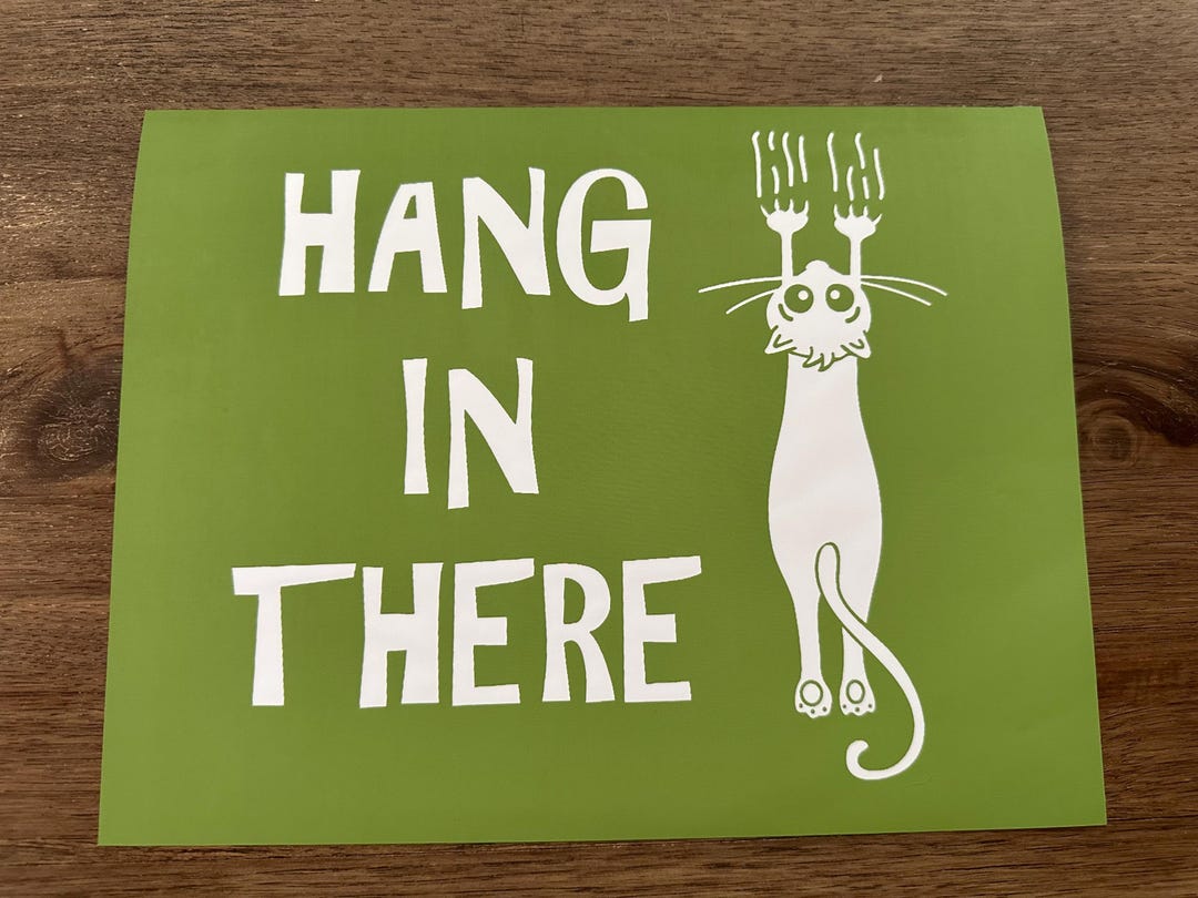 Magnolia Design Co. | Hang in There | Reusable Silkscreen Stencil | DIY ...