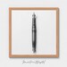 Square Classic Fountain Pen Sketch Art, Black and White Printable Wall ...