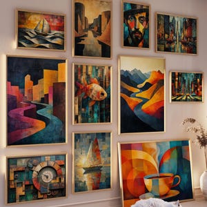 1000+ Cubism Wall Art Bundle, Modern and Artistic Printable Art Prints ...