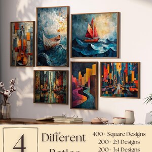 1000+ Cubism Wall Art Bundle, Modern and Artistic Printable Art Prints ...