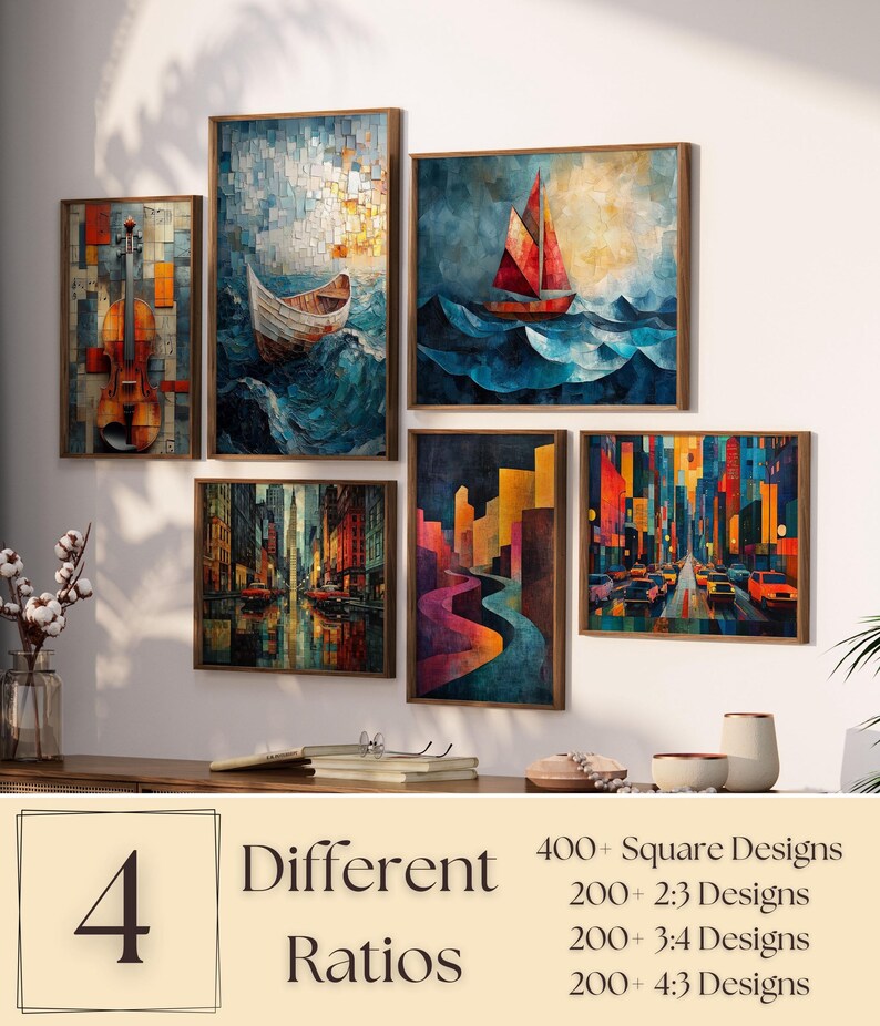 1000+ Cubism Wall Art Bundle, Modern and Artistic Printable Art Prints ...