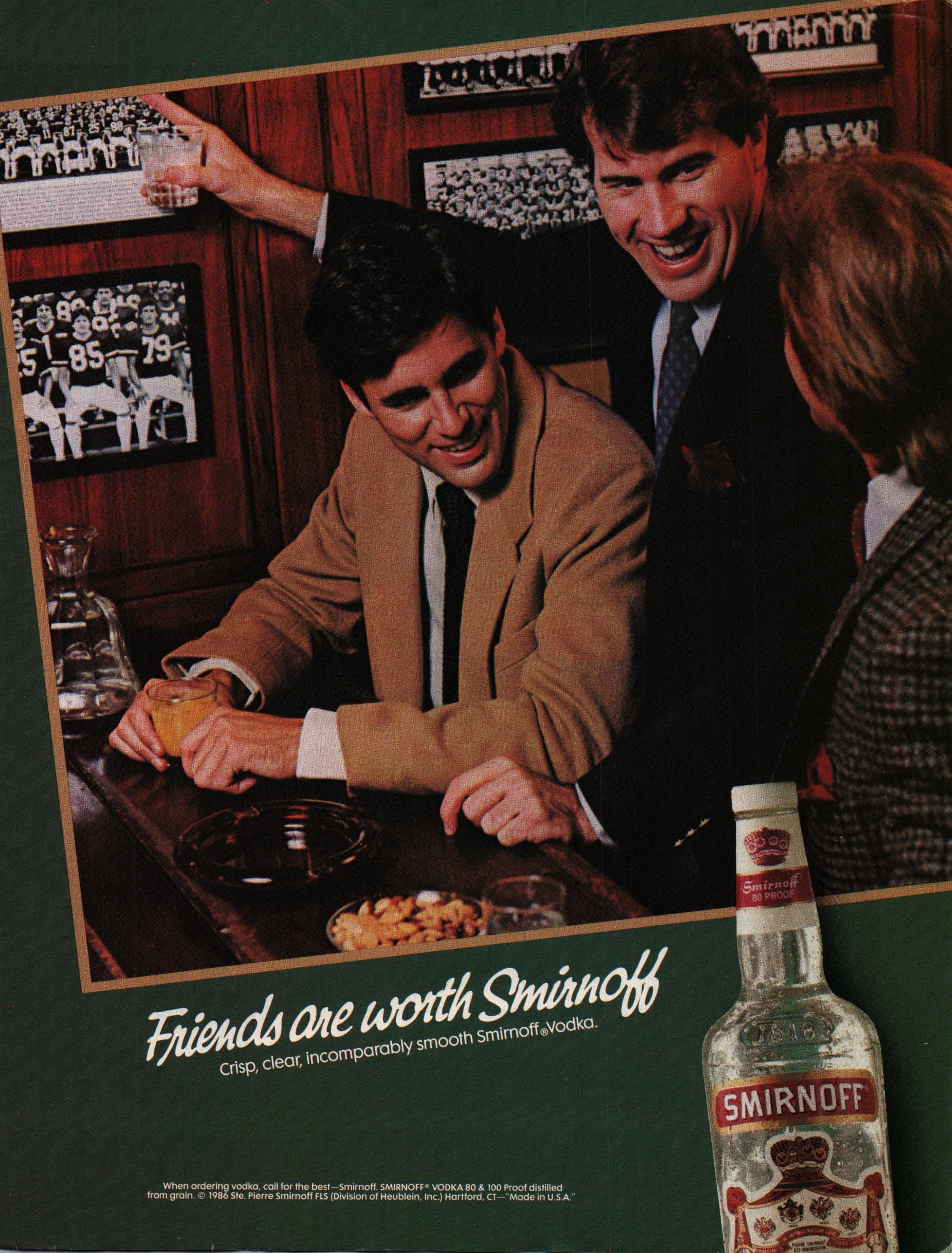 1986 - Smirnoff Vodka Ad - Original Vintage Collectible - Etsy