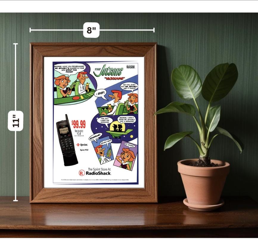 1999 - Radio Shack Ad - the Jetsons - Original Vintage Collectible - Etsy