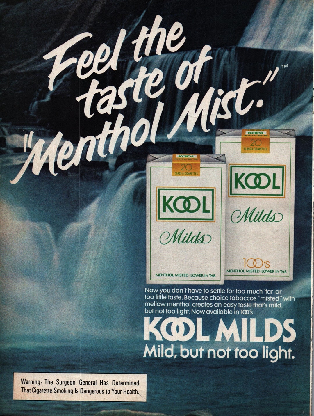 1978 Kool Milds Cigarettes Original Vintage Ad - Etsy