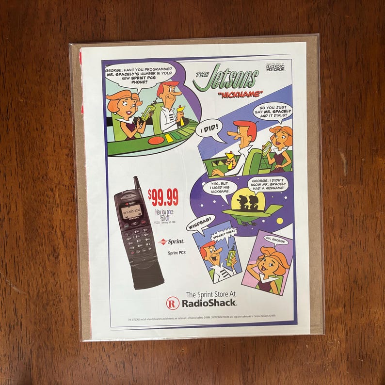 1999 - Radio Shack Ad - the Jetsons - Original Vintage Collectible - Etsy