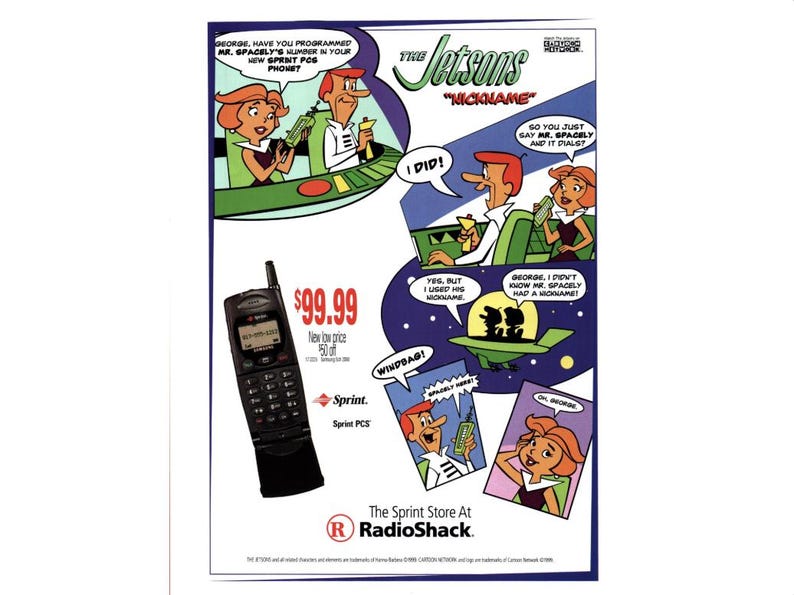 1999 - Radio Shack Ad - the Jetsons - Original Vintage Collectible - Etsy