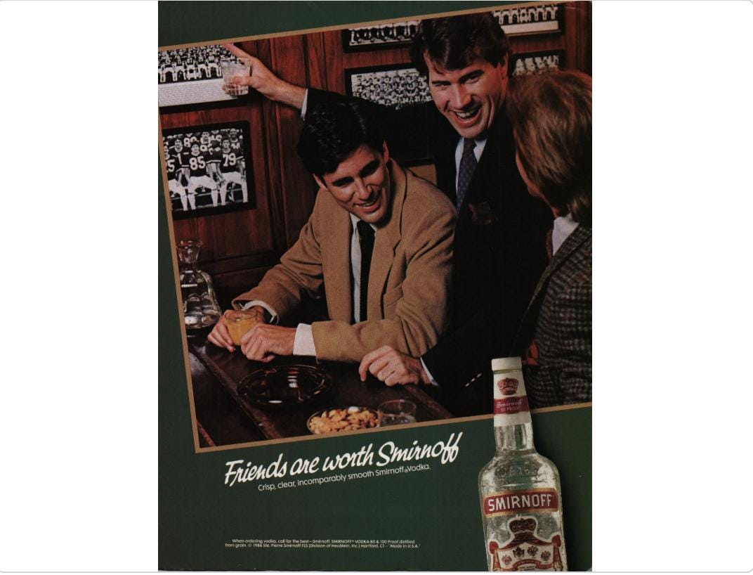 1986 - Smirnoff Vodka Ad - Original Vintage Collectible - Etsy